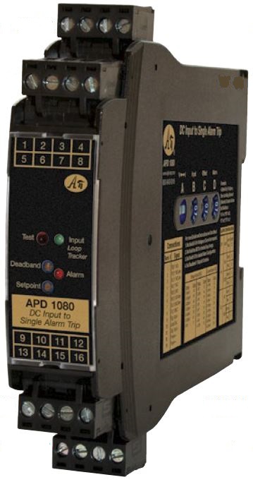 APD 1080 DC Input to Single Setpoint Alarm Trip - Field Configurable