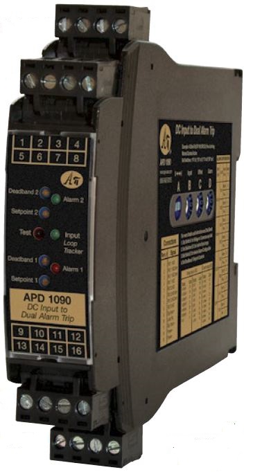APD 1090 DC Input to Dual Setpoint Alarm Trip - Field Configurable