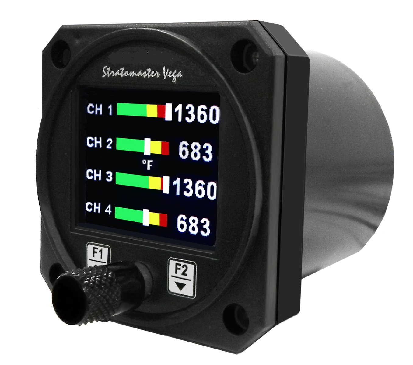 MPG Precision Temperature Sensor | MPG-4C 4-Channel Round Digital Gauge ...