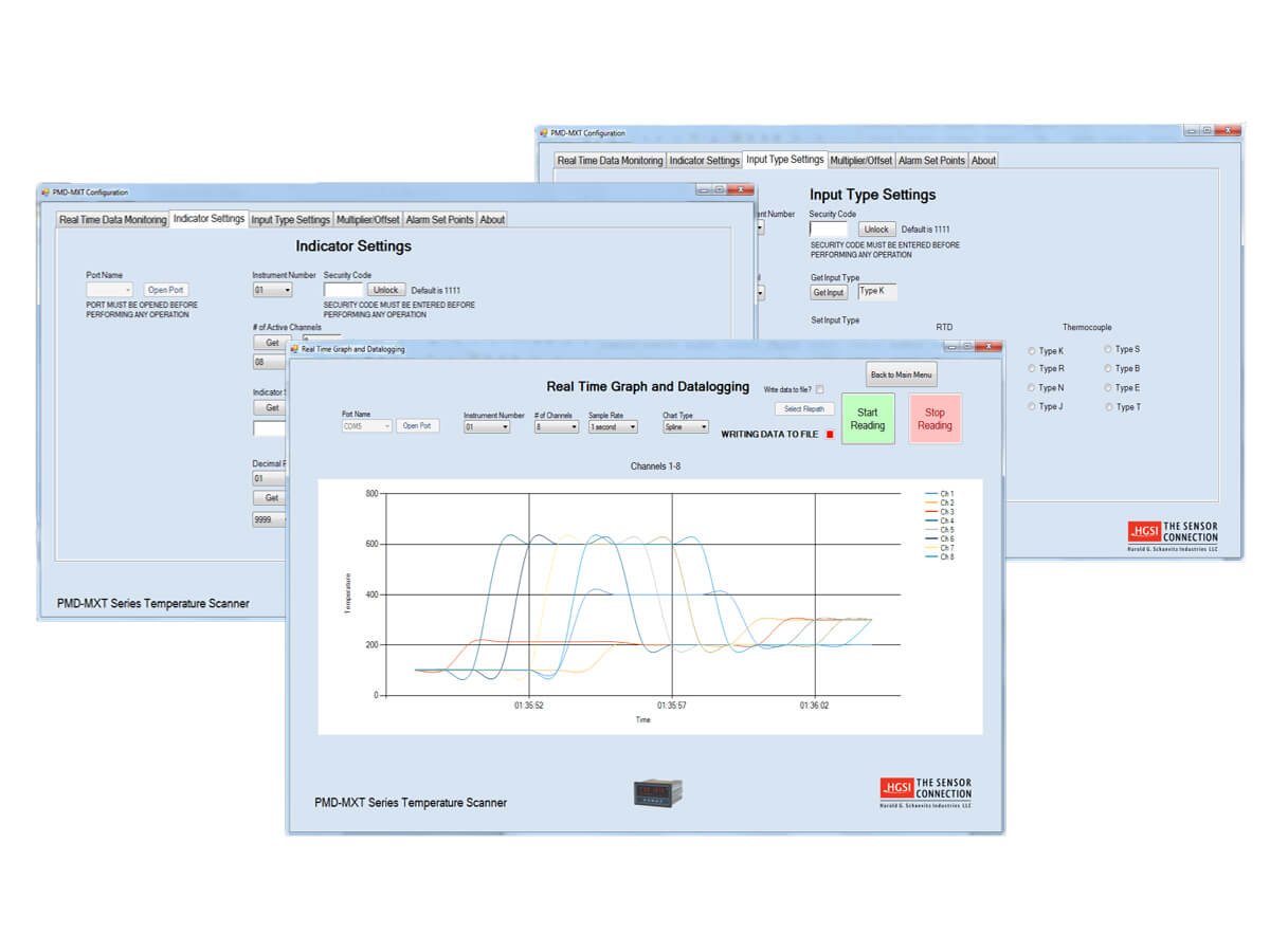 Multi-Channel Temperature Scanner PMD-MXT | Universal Thermocouple | US ...