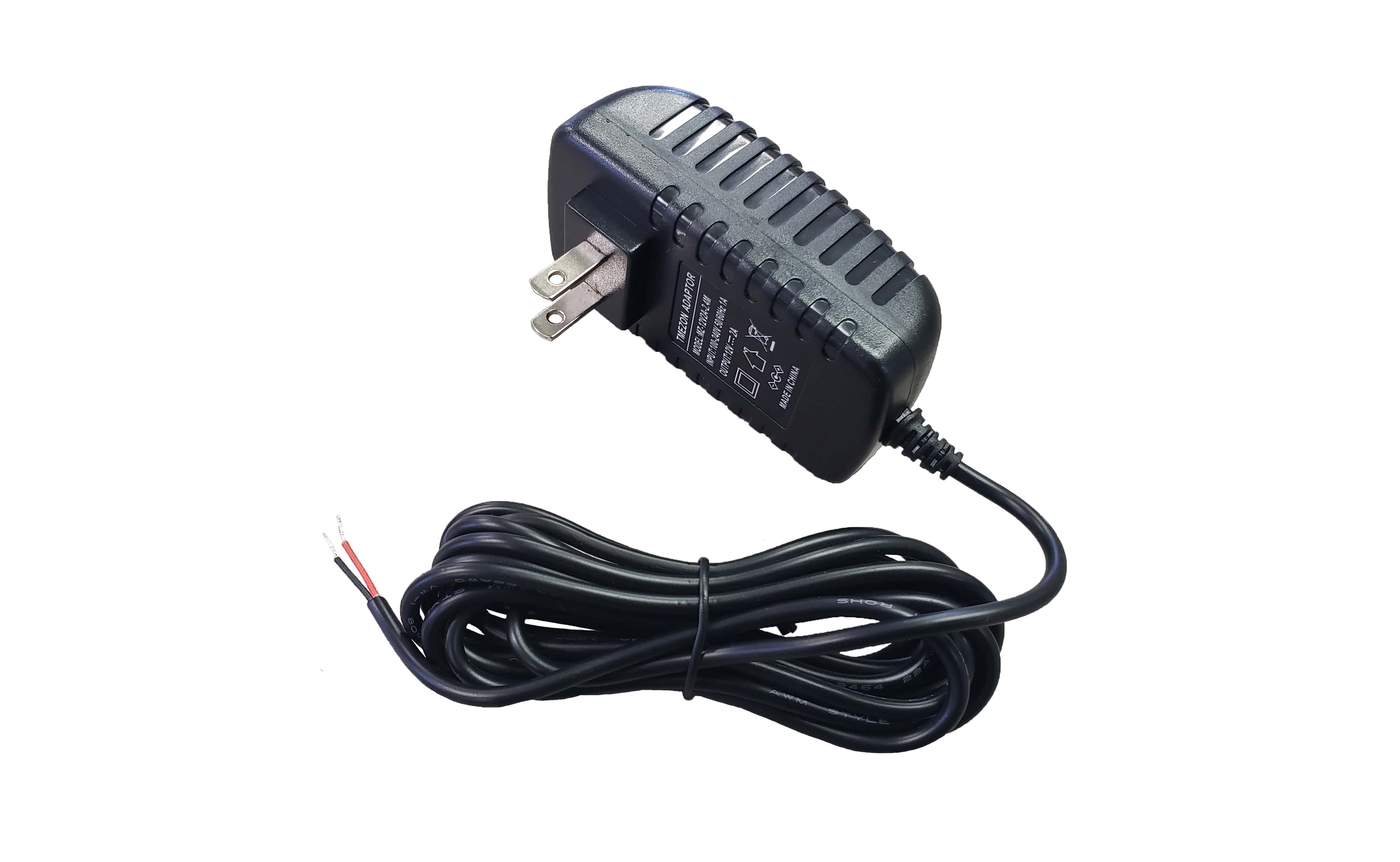 AC to DC Plug In Power Supply Adapter - 12 VDC