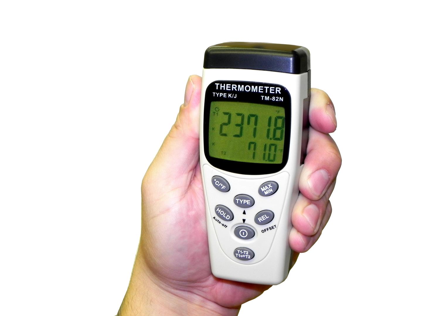 HHMD Dual Channel Digital Handheld Display - Type J & K Thermocouple