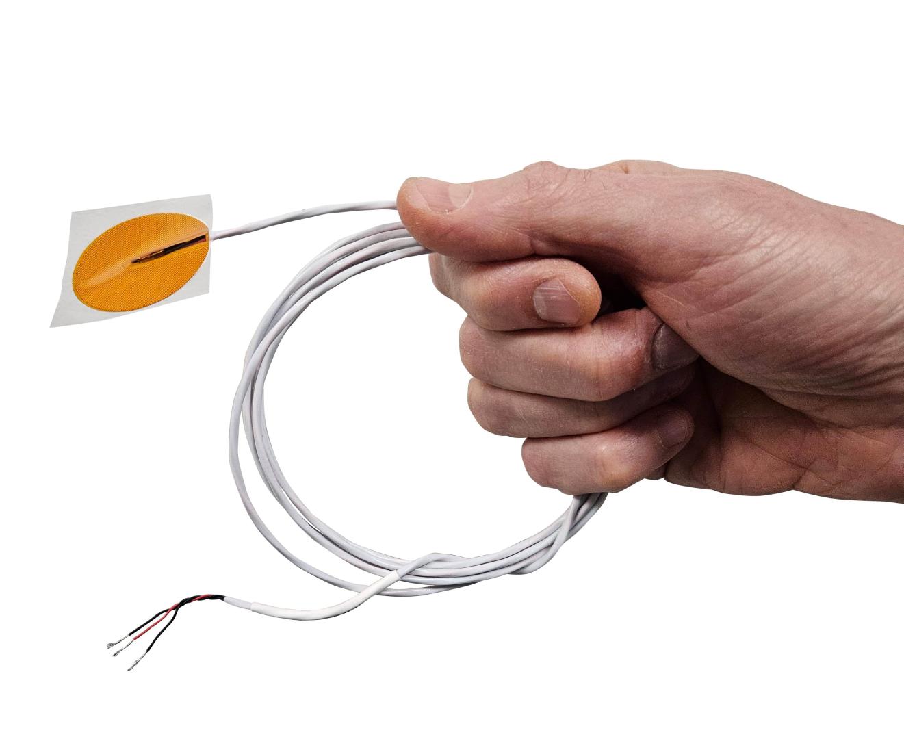 Surface Mount Stick-On RTD Sensor SSP2-RTD | PT100 3-Wire | US Made | HGSI