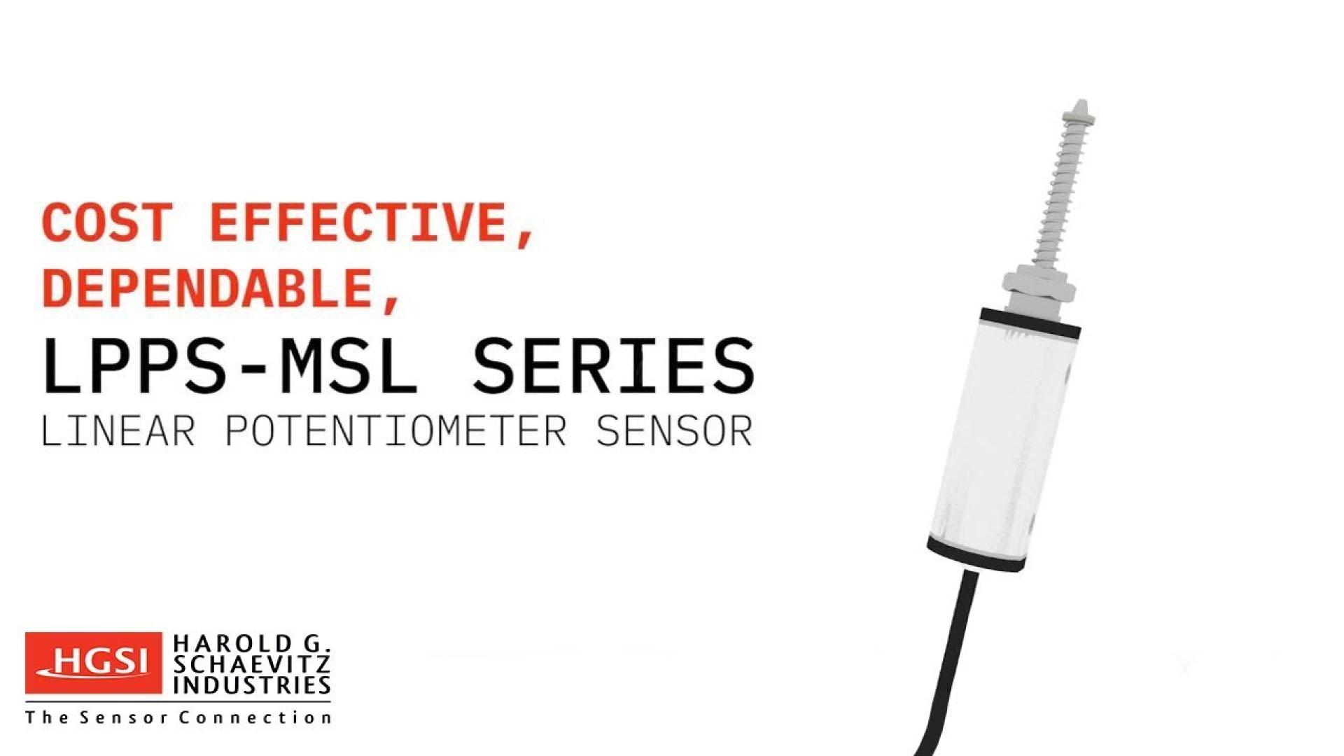 LPPS-MSL Series Mini Linear Potentiometer Position Sensor Spring Loaded LPPS-MSL Series Mini Linear Potentiometer Position Sensor Spring Loaded